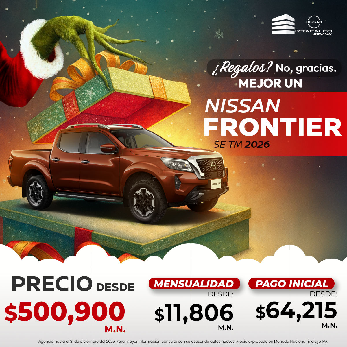 NISSAN FRONTIER SE TM 2026 | Nissan Iztacalco | Iztacalco, CDMX